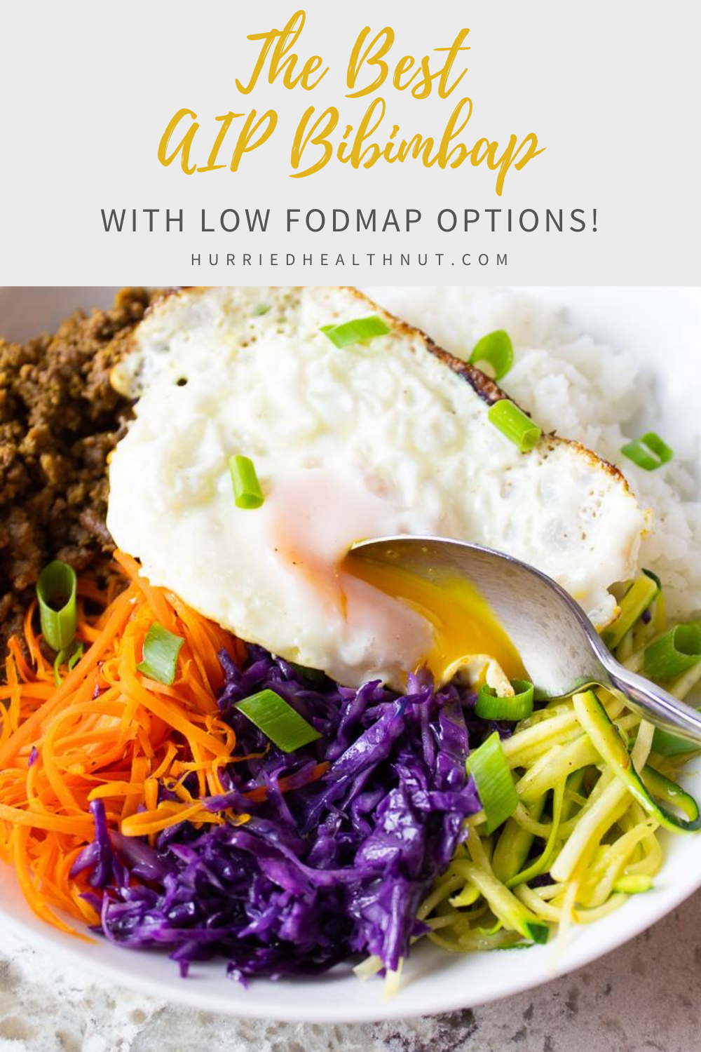 The Best AIP Bibimbap (with Low FODMAP Options!) - Hurried Health Nut